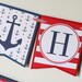 Nautical Birthday Banner Nautical Anchors Happy Birthday Banner ...