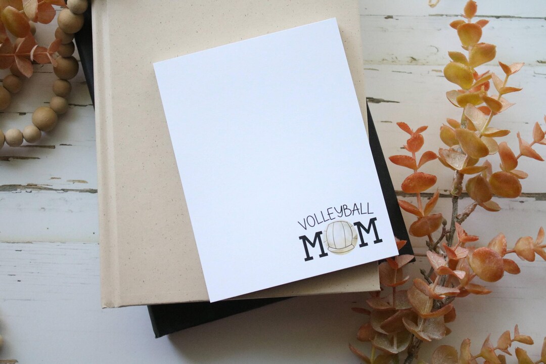 Volleyball Mom Notepad, Volleyball Mom Gift, Gift for Mom Friends, Mom ...