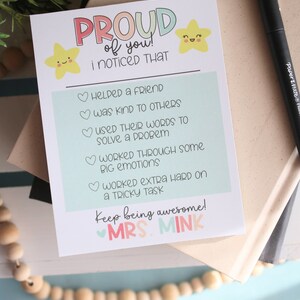 Teacher Notepad Gift, Teacher Appreciation, Happy Mail, Notes to Send ...