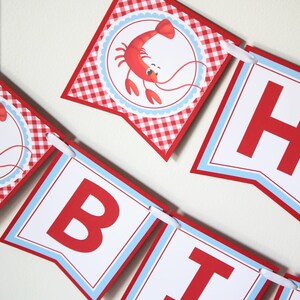 Crawfish Boil Birthday Banner, Crawfish First Birthday Decorations ...
