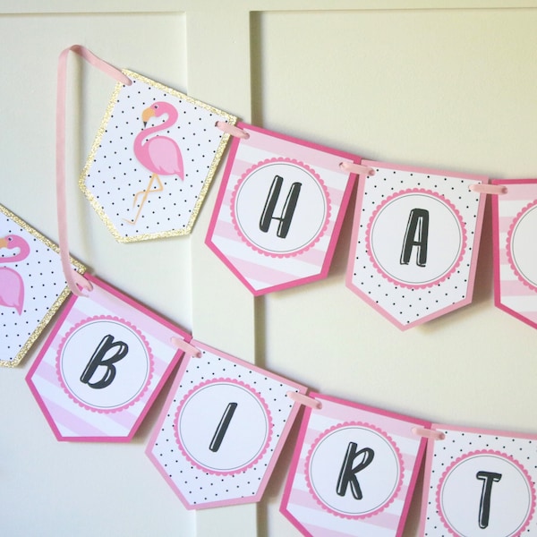 Flamingo Banner - Etsy