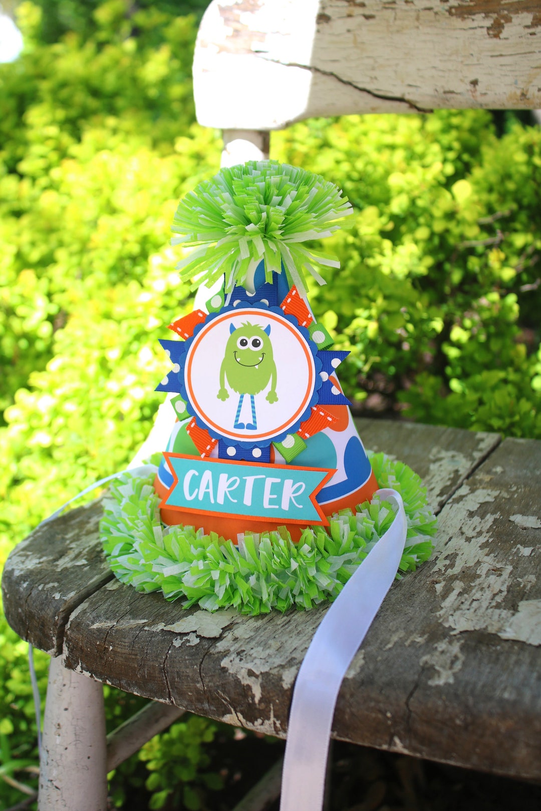 Monster Birthday Party Hat - Little Monster Birthday Hat - Boy Birthday ...