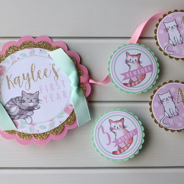 Mint and Gold Banner - Etsy