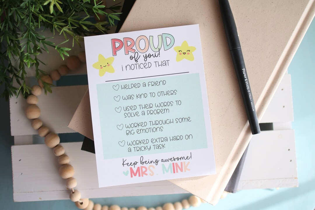 Teacher Notepad Gift, Teacher Appreciation, Happy Mail, Notes to Send ...