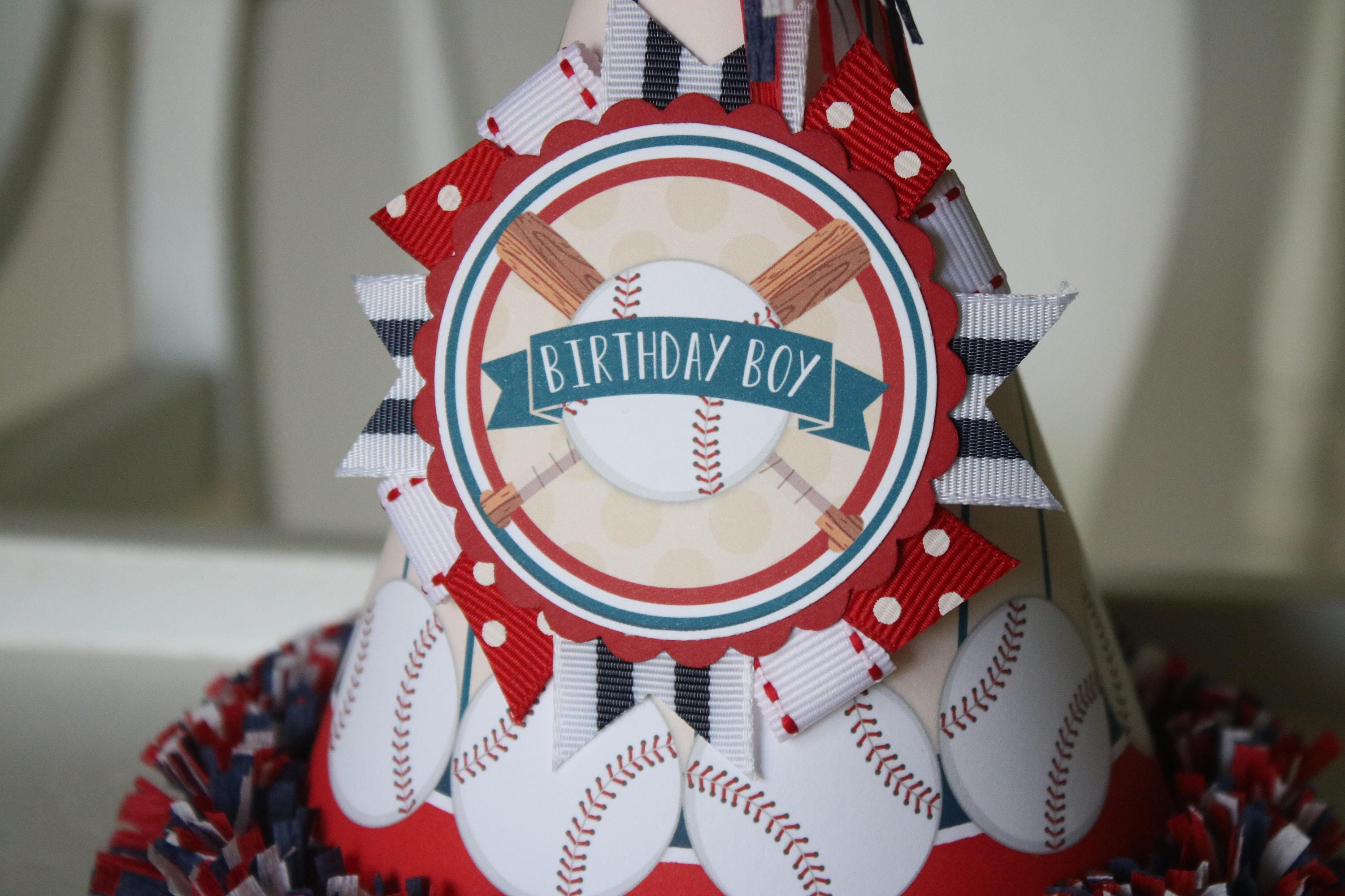 Baseball Birthday Party Hat Baseball Sports Birthday Boy - Etsy