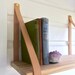 Leather Shelf Straps Hanging Leather Display Shelf or Leather - Etsy