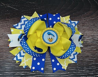 Donald & Daisy Disney Inspired Hair Bows Donald Duck Bow - Etsy