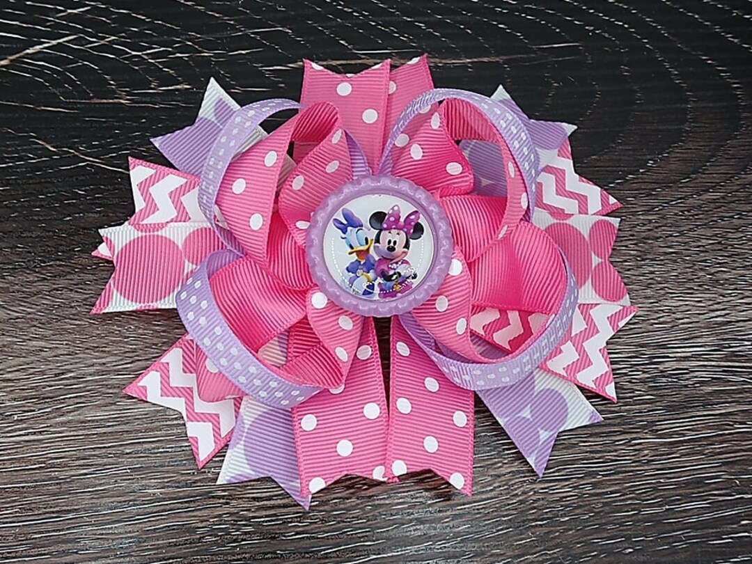 Disney Minnie Mouse Daisy Duck Hair Bow - Etsy