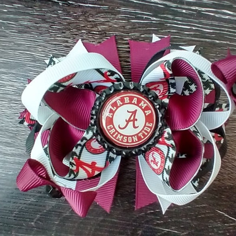Alabama Hair Bow - Etsy