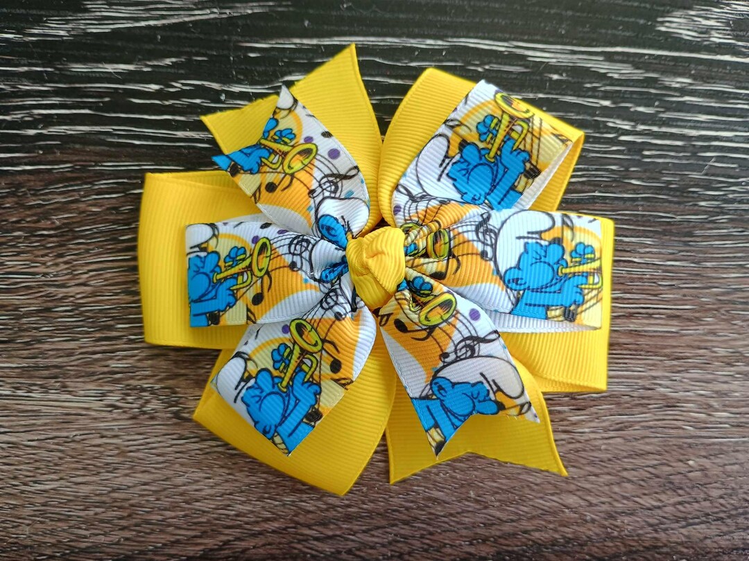 Smurfs Hair Bow - Etsy