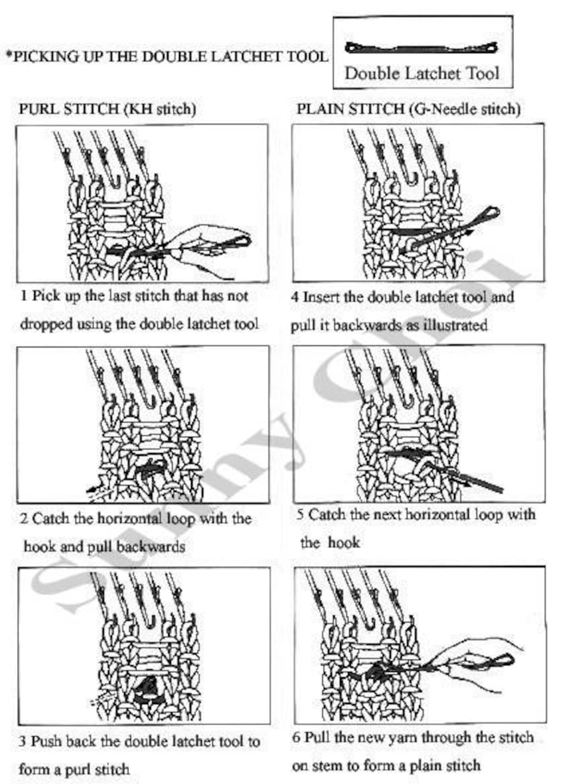 3 Pcs Double Latchet Tool/seed Stitch Tool/fix It Tool - Etsy