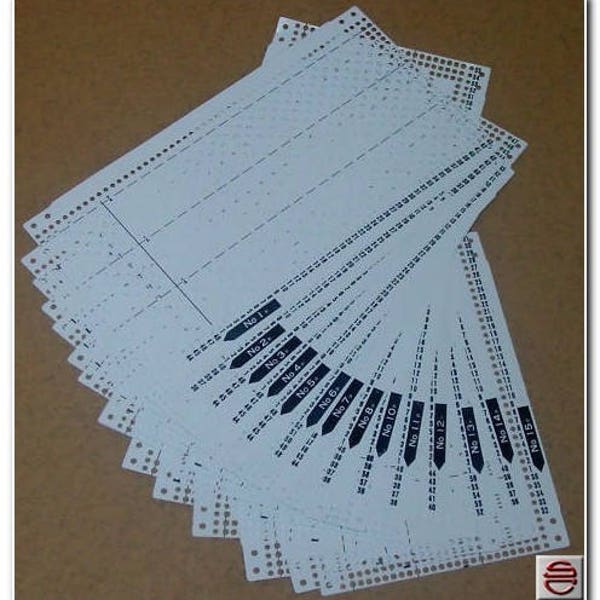 Brother Knitting Machine Punch Cards - Etsy