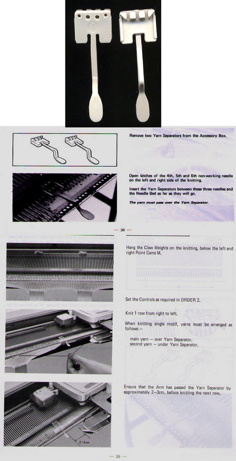 Silver Reed/ Singer Knitting Machines Separator 17221201 - Etsy