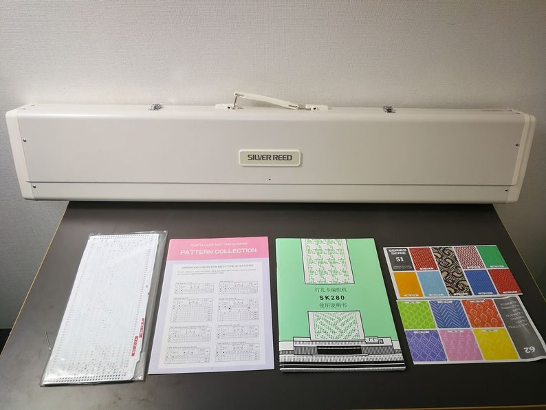SK280 Singer / Silver Reed 24 Stitches Standard Gauge Punch Card ...