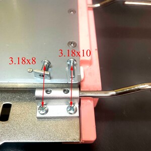 Extension Rail Stand Attaching Brackets for Brother Knitting Machine ...