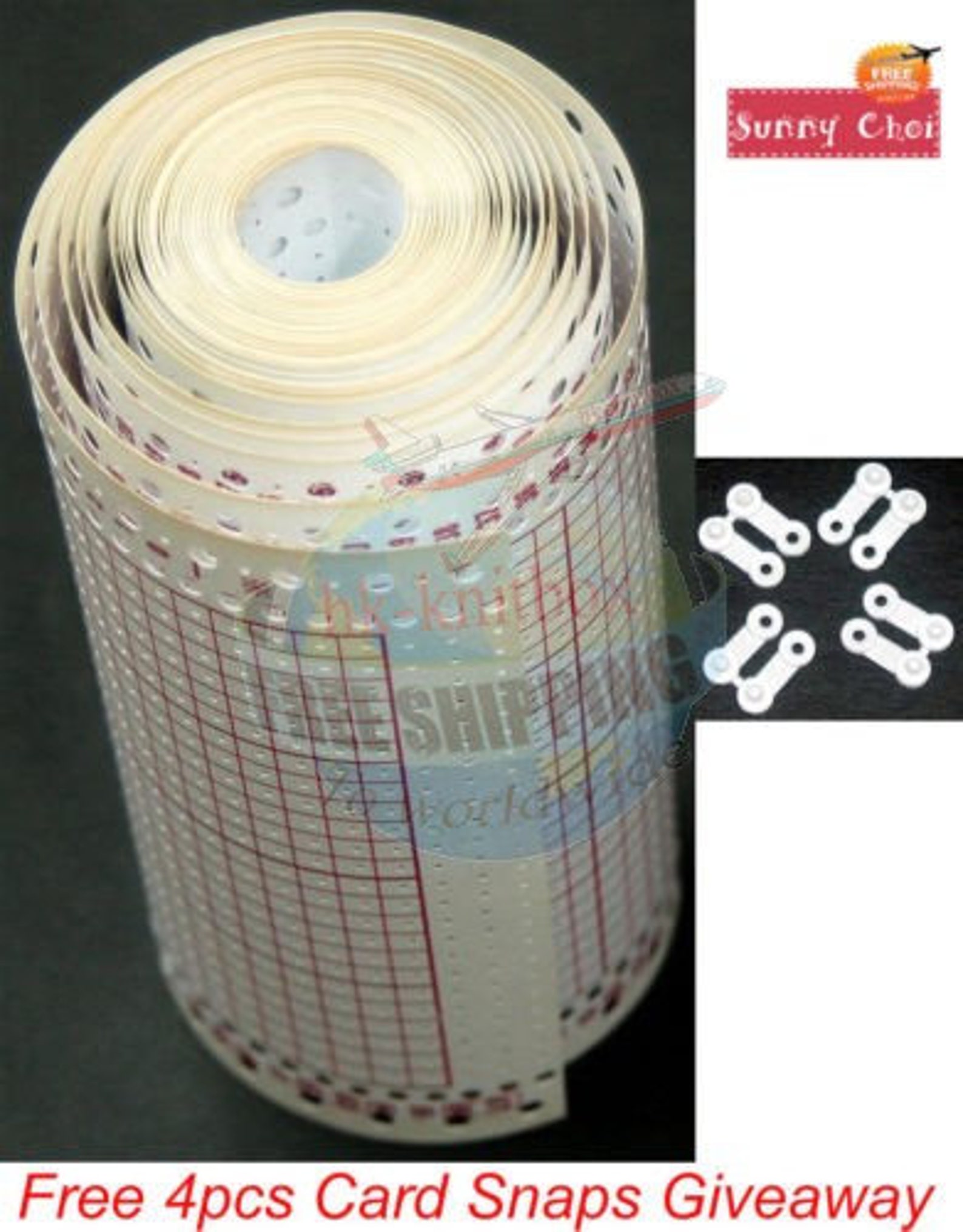 Blank Punch Card Roll 24 Stitch 3.2M for Brother Singer Knitting ...