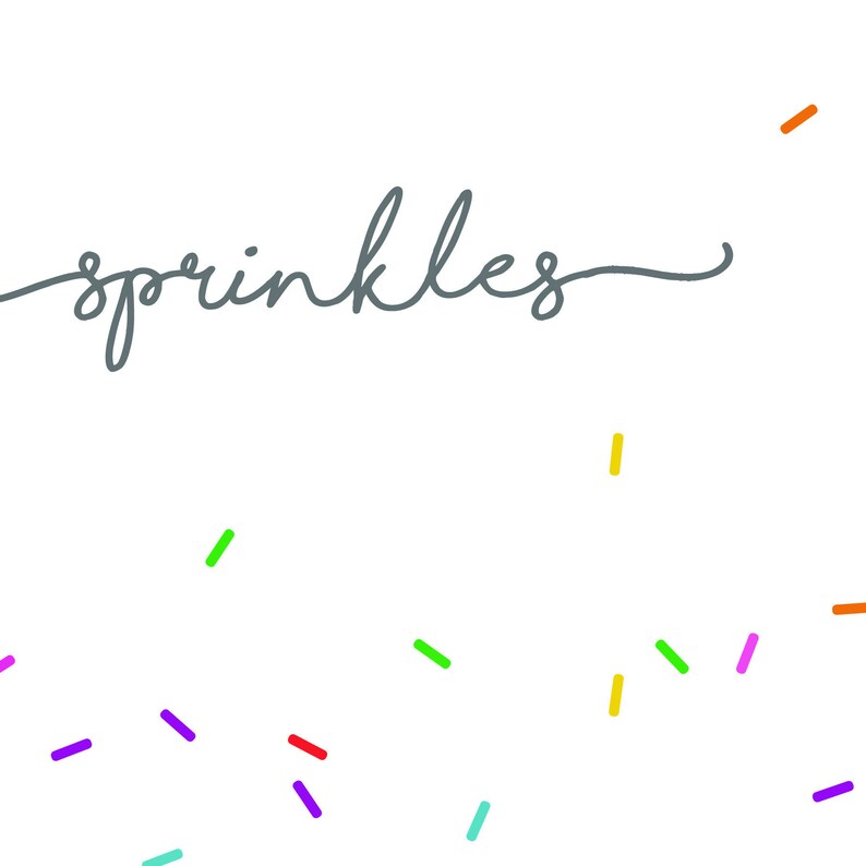 Sprinkles Print, Confetti Print, Pastel Poster, Nursery Art Print ...