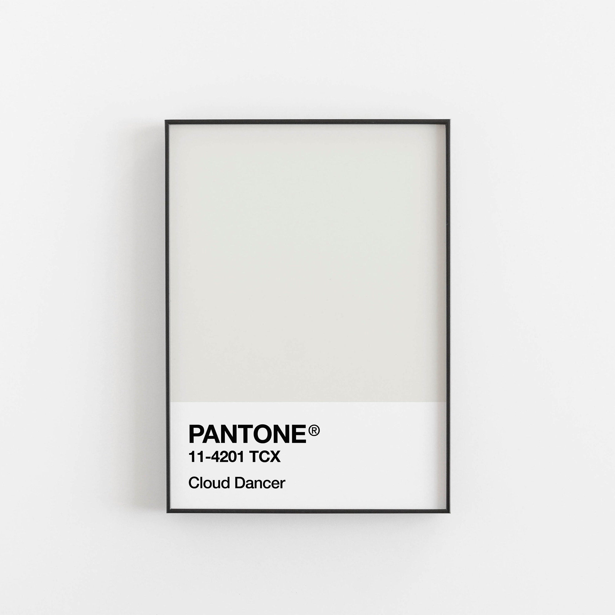 Cloud Dancer Pantone Pantone Wall Art Beige Wall Art Wall | Etsy