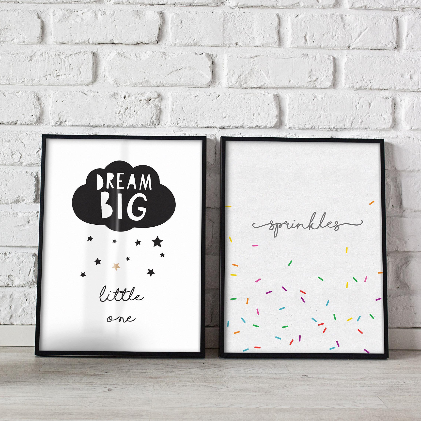 Sprinkles Print, Confetti Print, Pastel Poster, Nursery Art Print ...