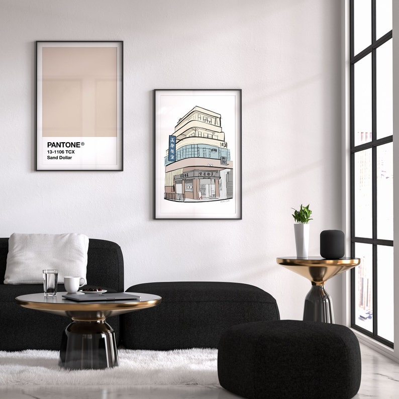 Mido Cafe, Hong Kong Print, Cities Poster, Hong Kong Cafe, Mido Cafe ...