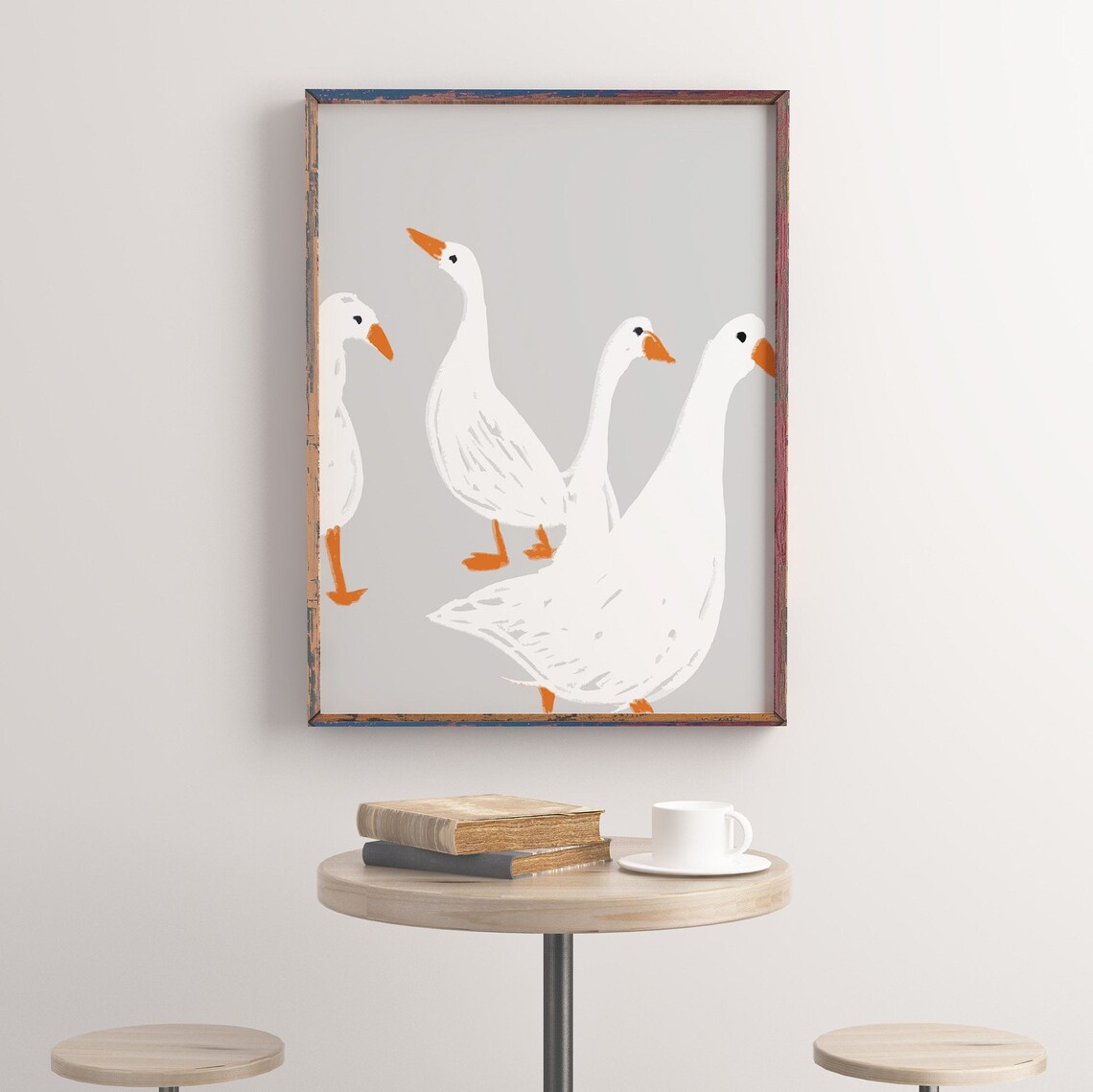 Ducklings, Duckies Print, Duck Print, Duck Illustration, Nursery Print ...