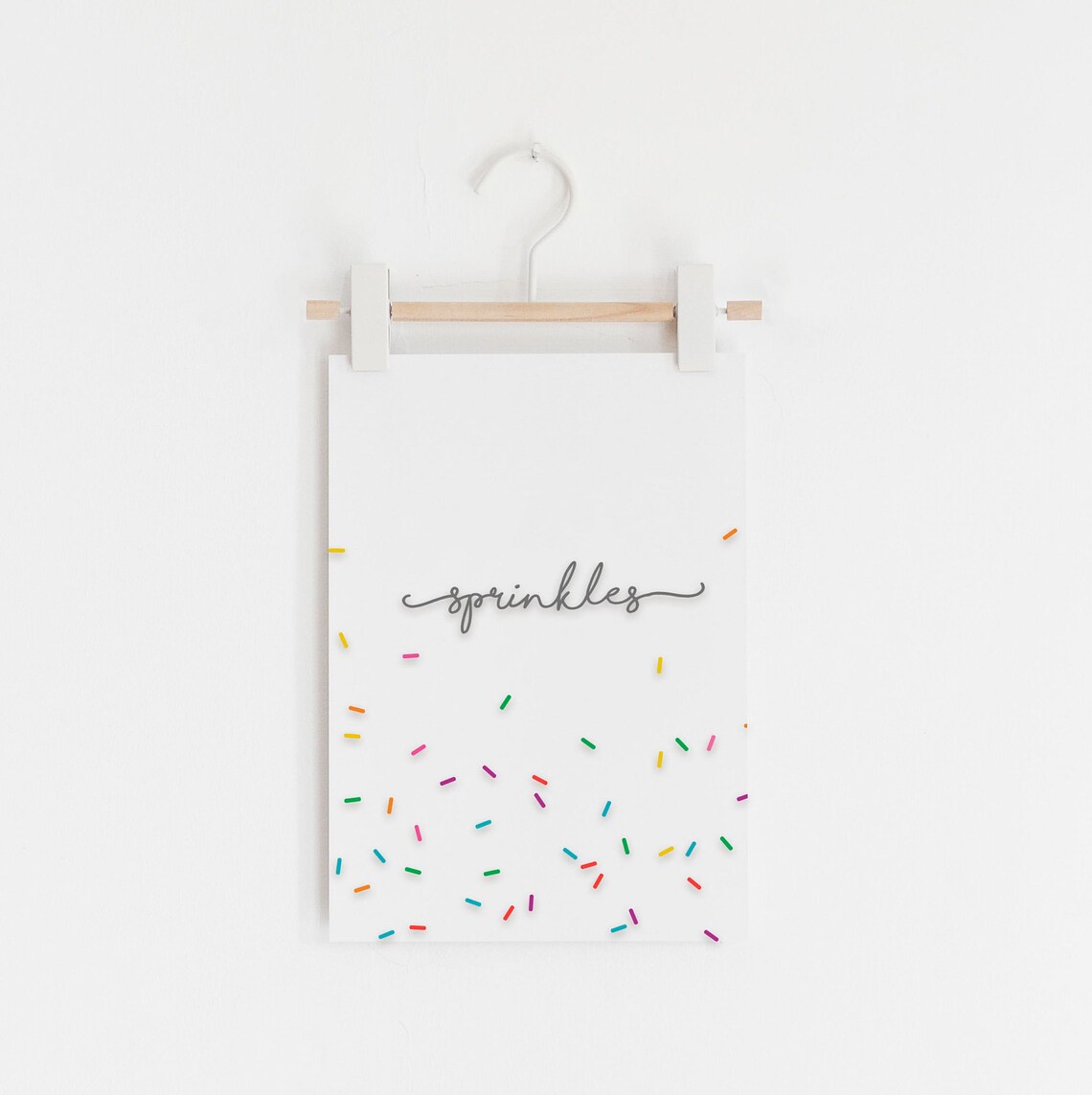 Sprinkles Print, Confetti Print, Pastel Poster, Nursery Art Print ...
