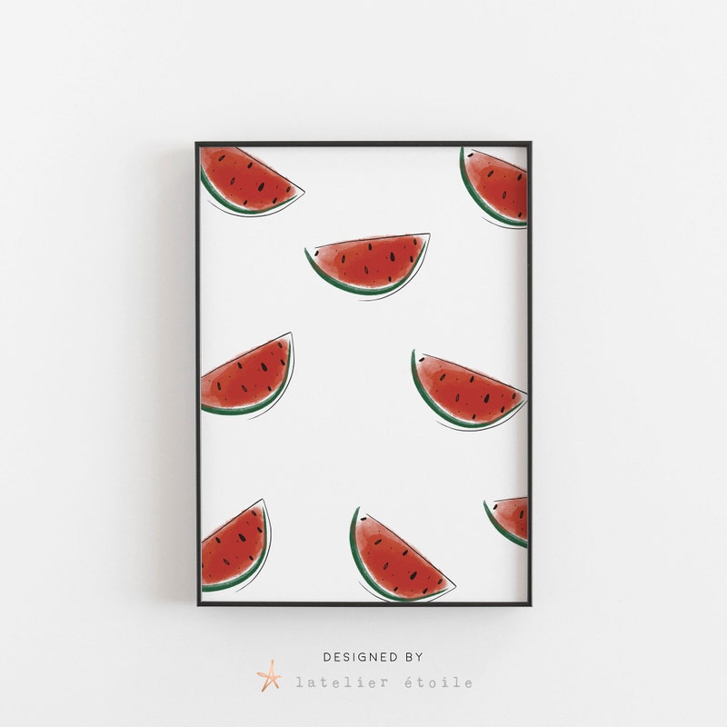 Watermelon Poster - Etsy