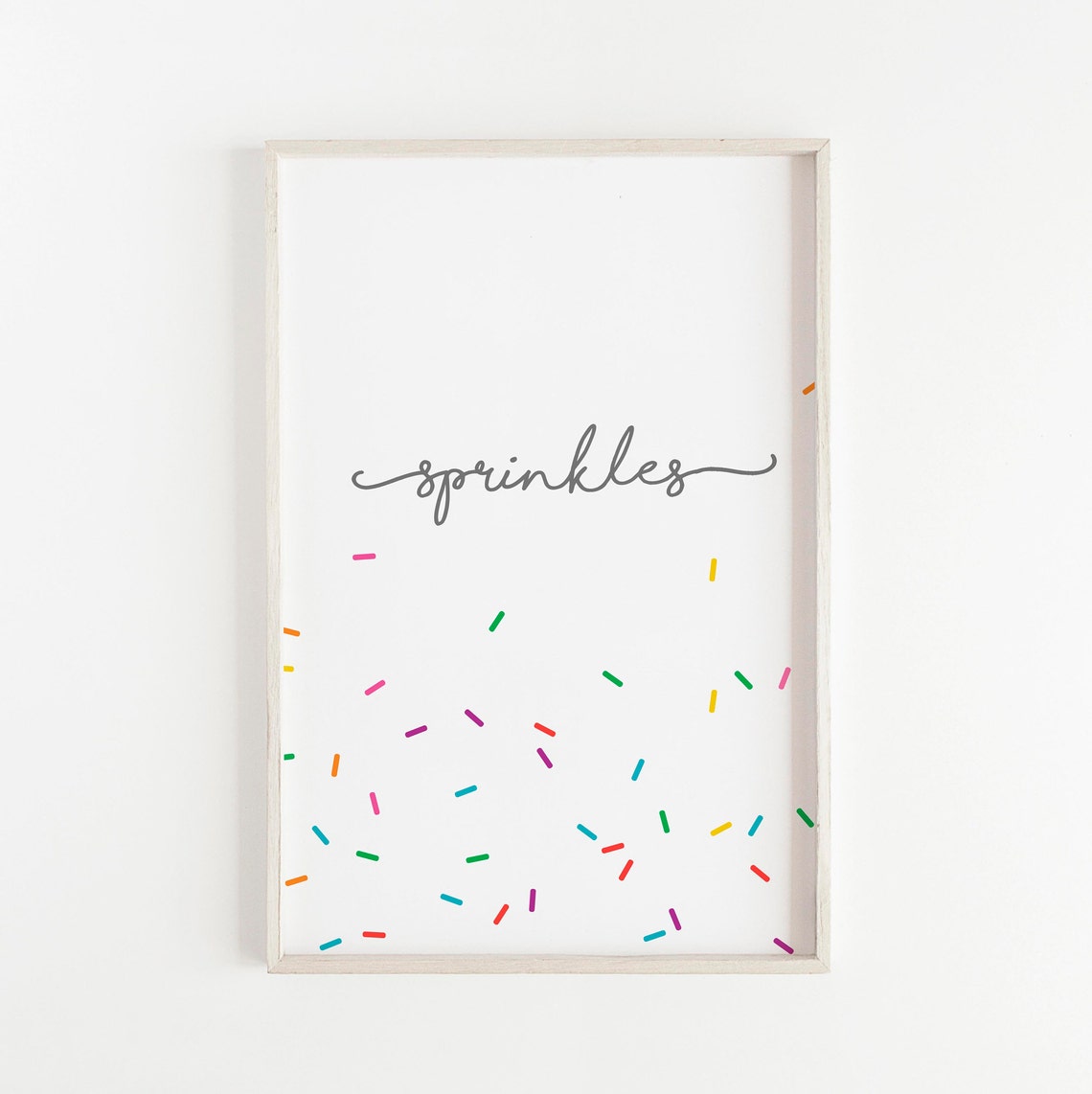 Sprinkles Print, Confetti Print, Pastel Poster, Nursery Art Print ...
