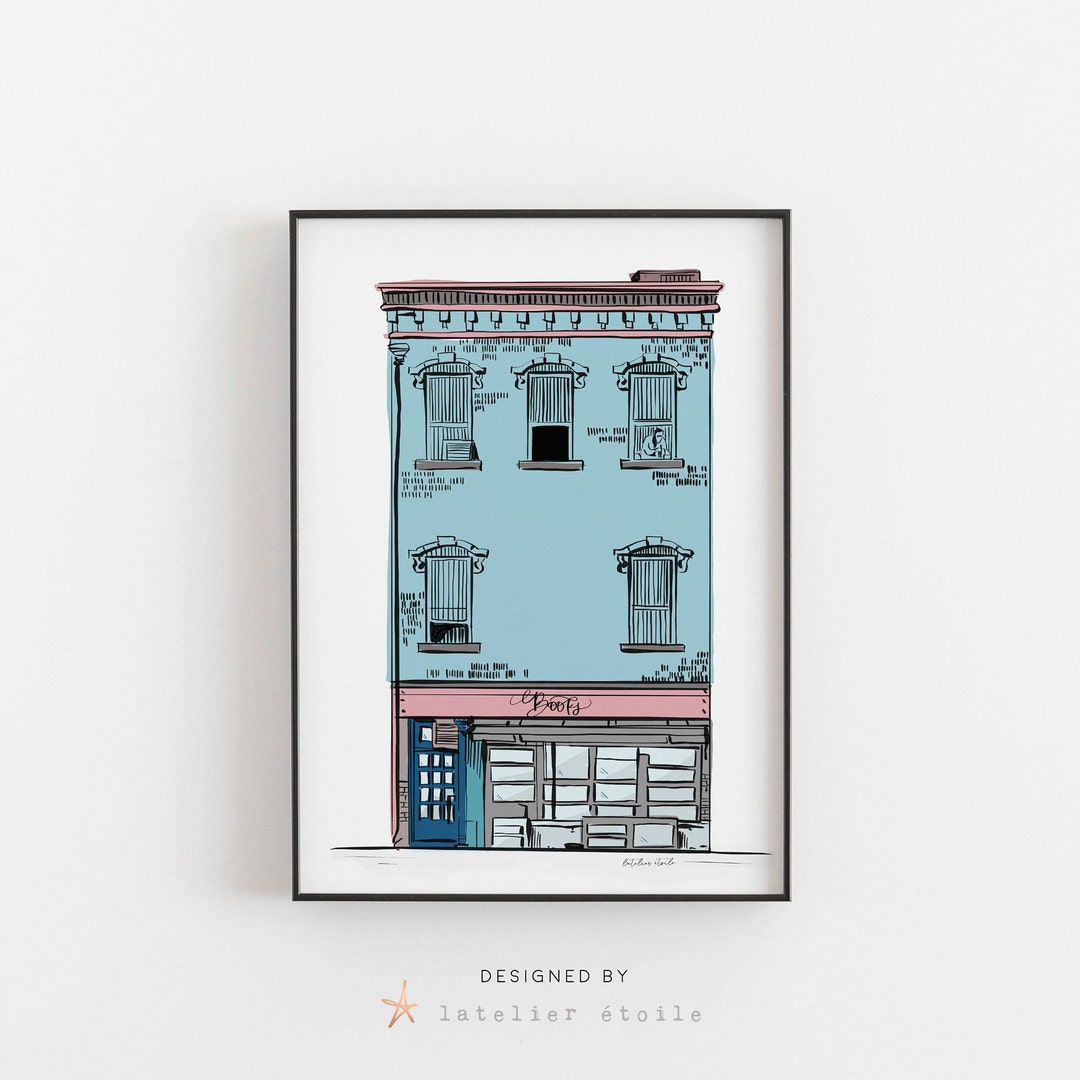 London Cities Print, London Bookstore Print, Bookstore Poster ...