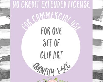Extended License for Commercial Use of Any Clipart Set Production ...
