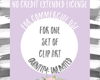 Extended License for Commercial Use of Any Clipart Set Production ...