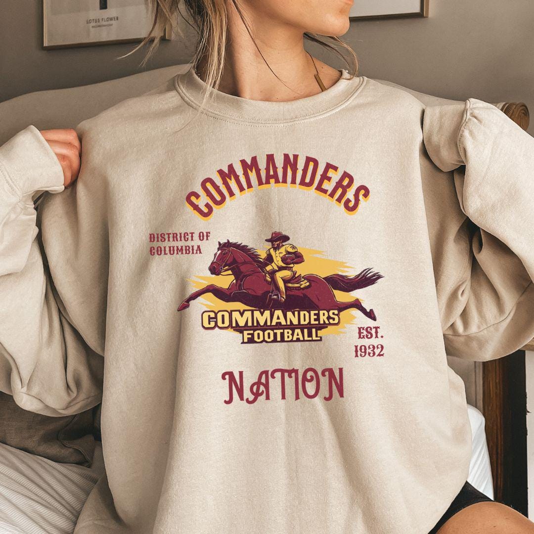 Vintage Washington Commanders Shirt, Commanders Sweatshirt, Washington ...
