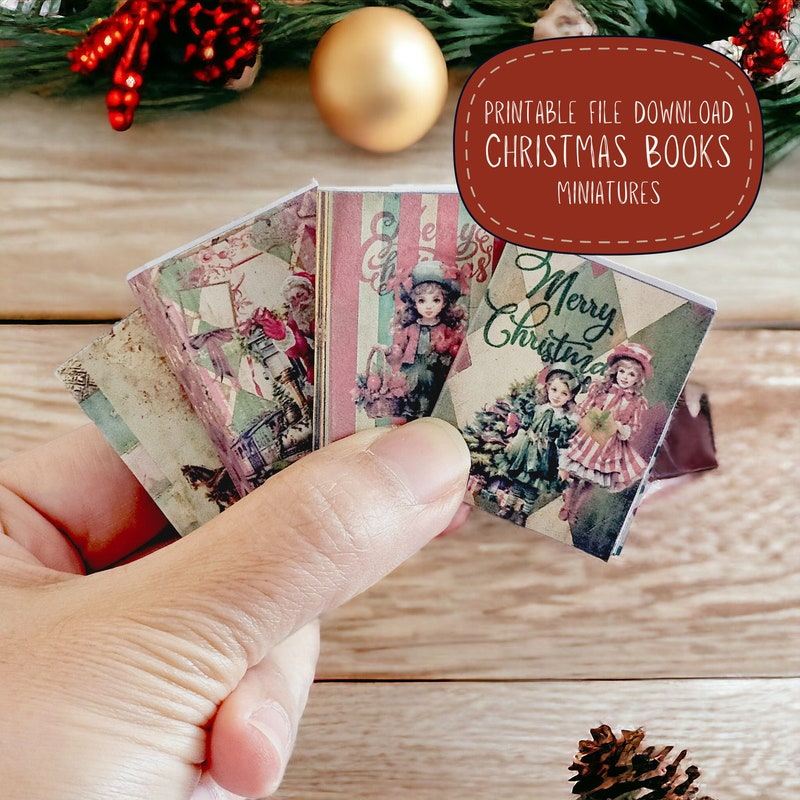Christmas Mini Books - Etsy