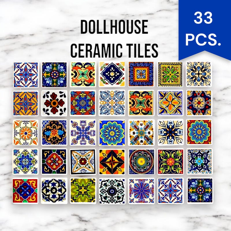 Miniature Mexican Tile - Etsy