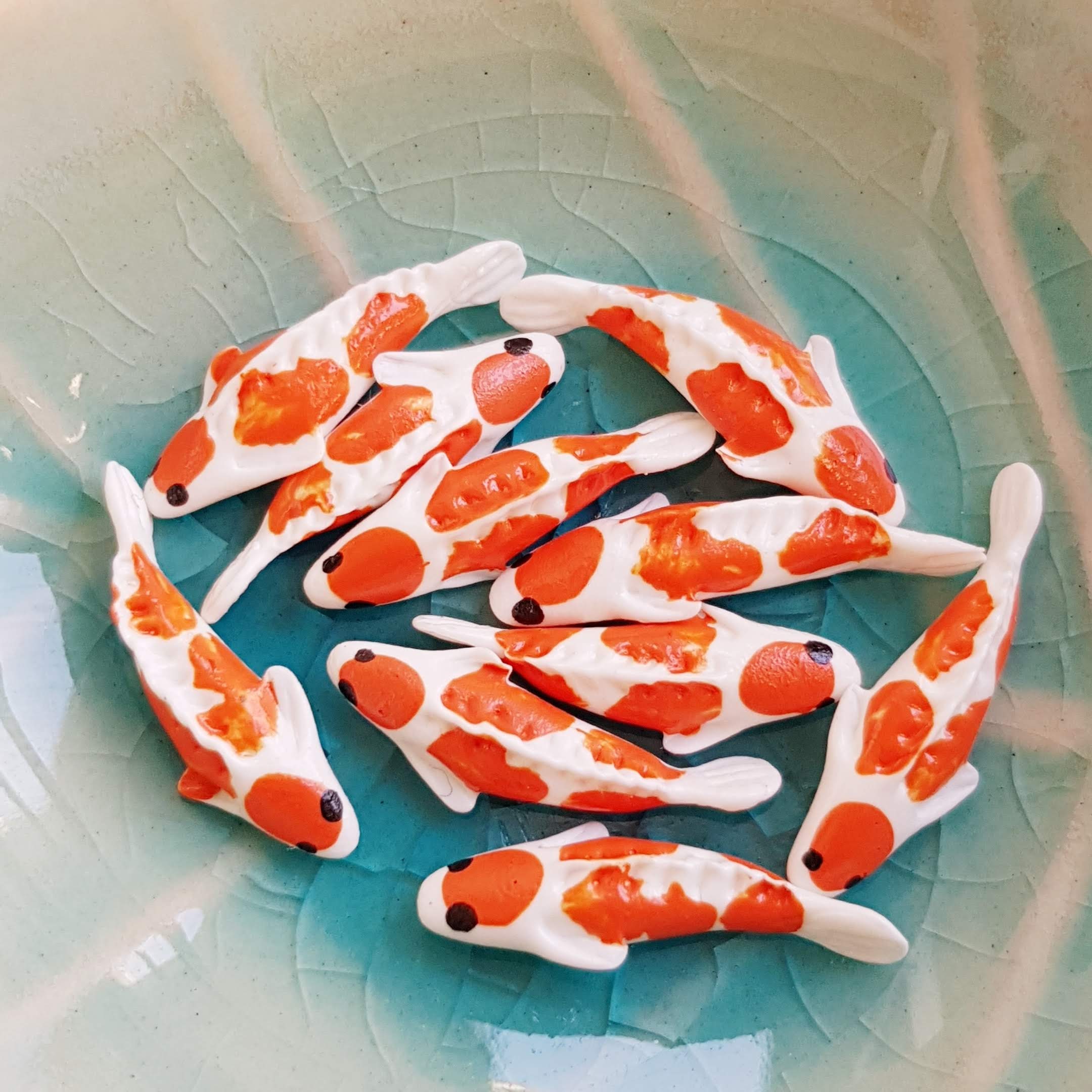 Mini Tiny Miniature Koi FishFairy Pond Koi FishDiorama Koi | Etsy