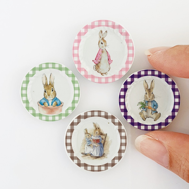 Rabbit Ceramic Plates - Etsy