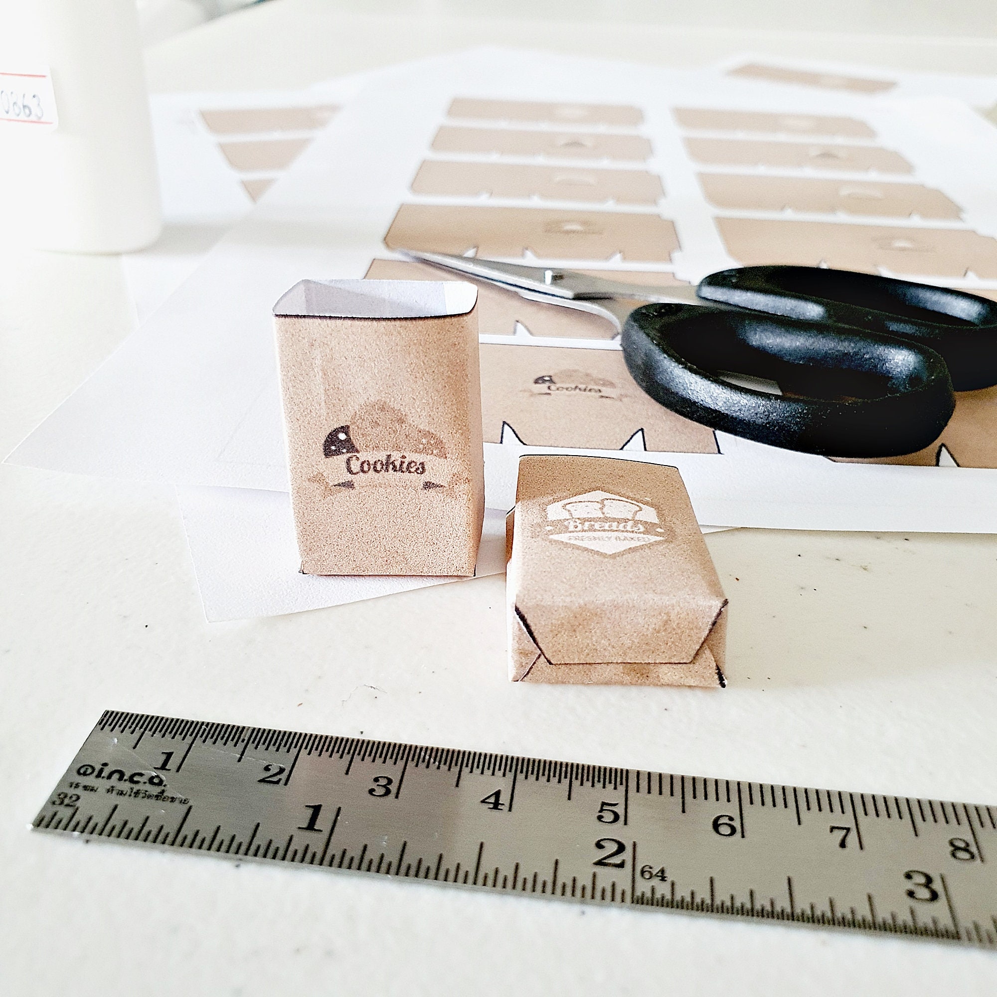 Dollhouse Miniatures Printable Food Packaging Vintage Grocery - Etsy