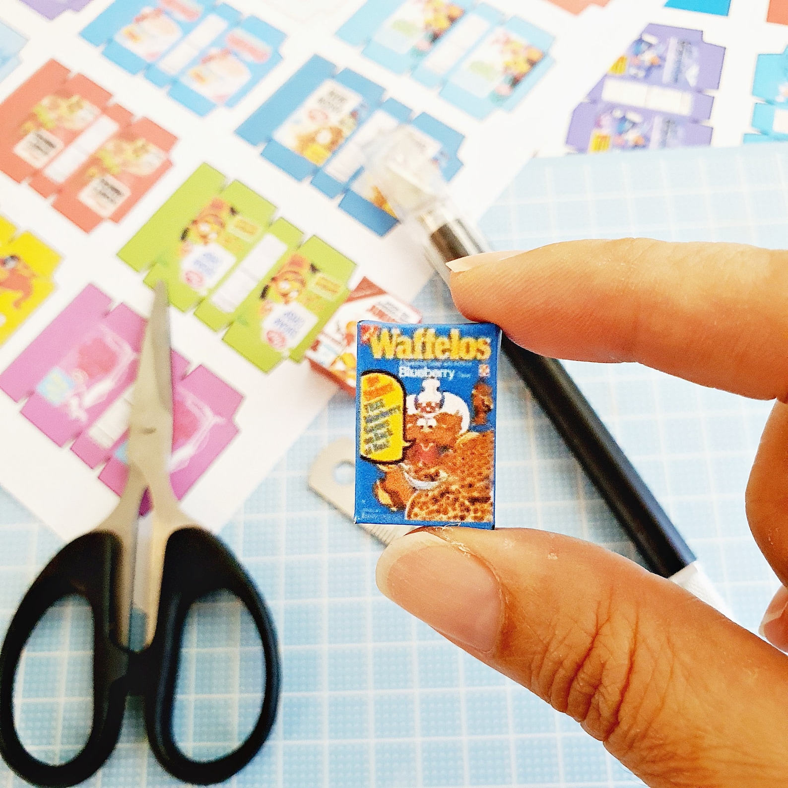 18 Style Vintage Cereal Boxes Vol.2 Miniatures Tiny Dolls - Etsy