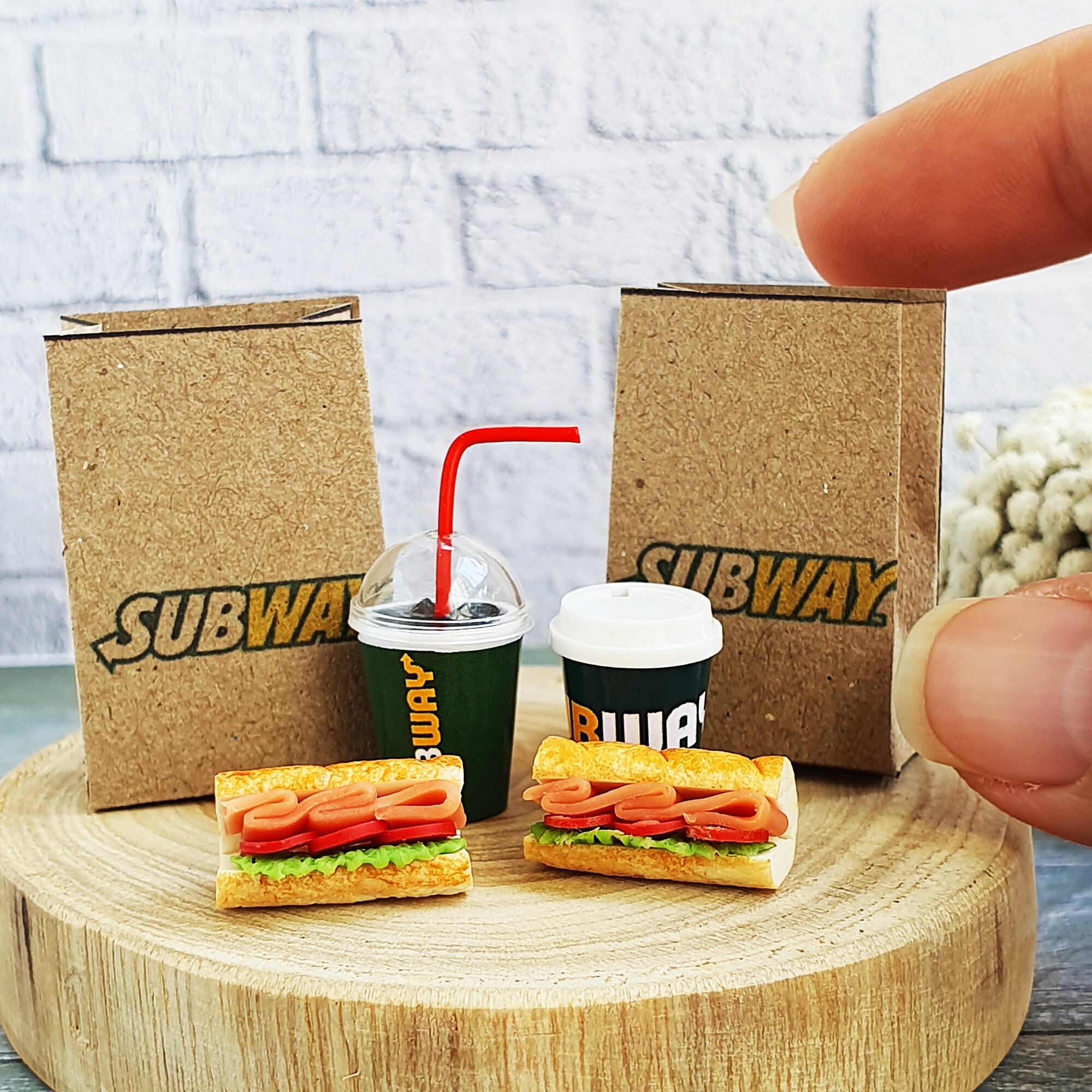 Dolls & Miniatures Art & Collectibles Miniature subway sandwich ...