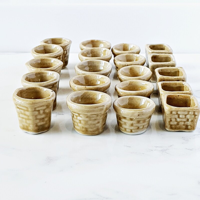 Miniature Flower Pot - Etsy