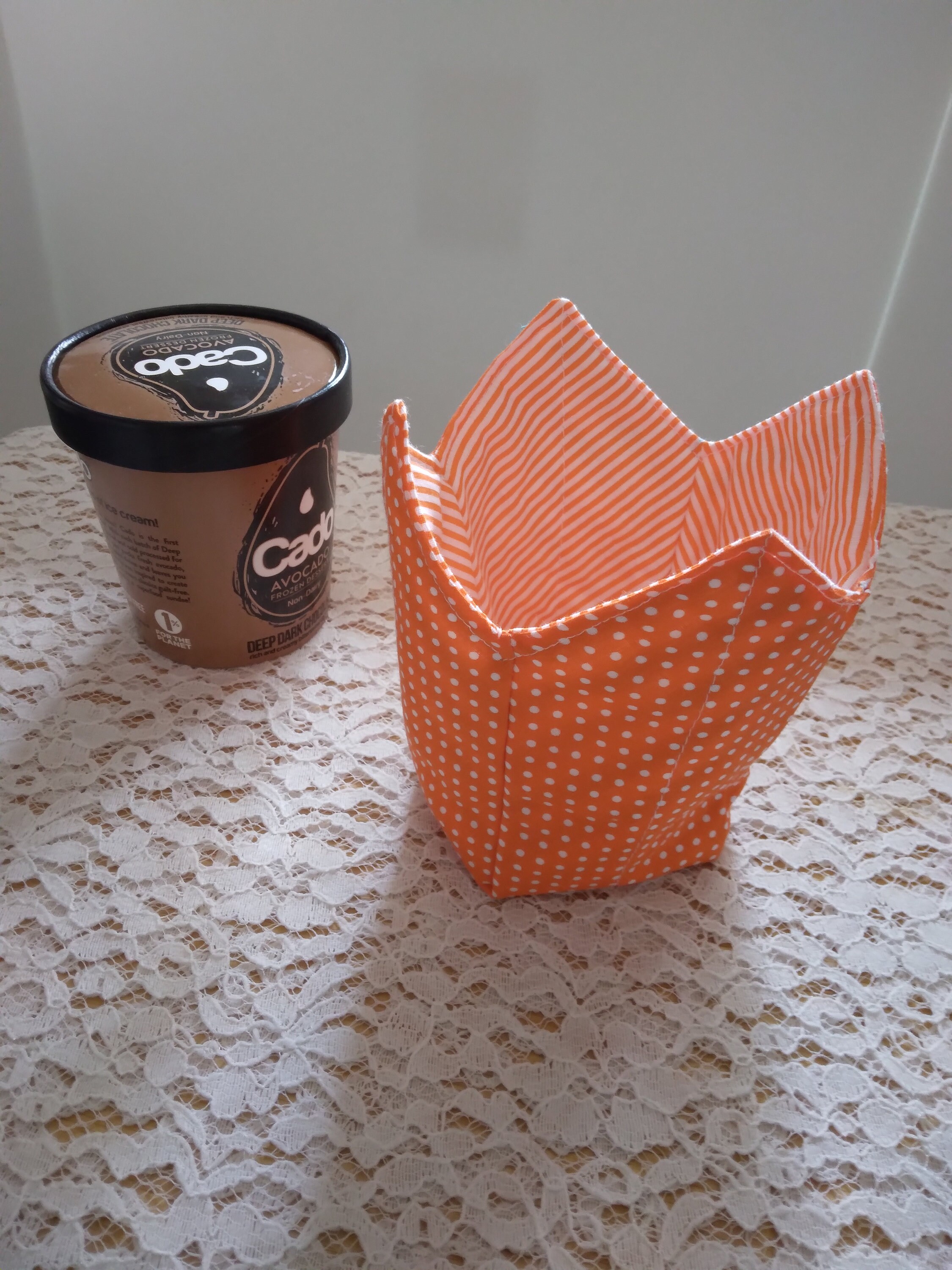 Cute Pint Ice Cream Cozy or Cup of Soup Cozy Handmade - Etsy