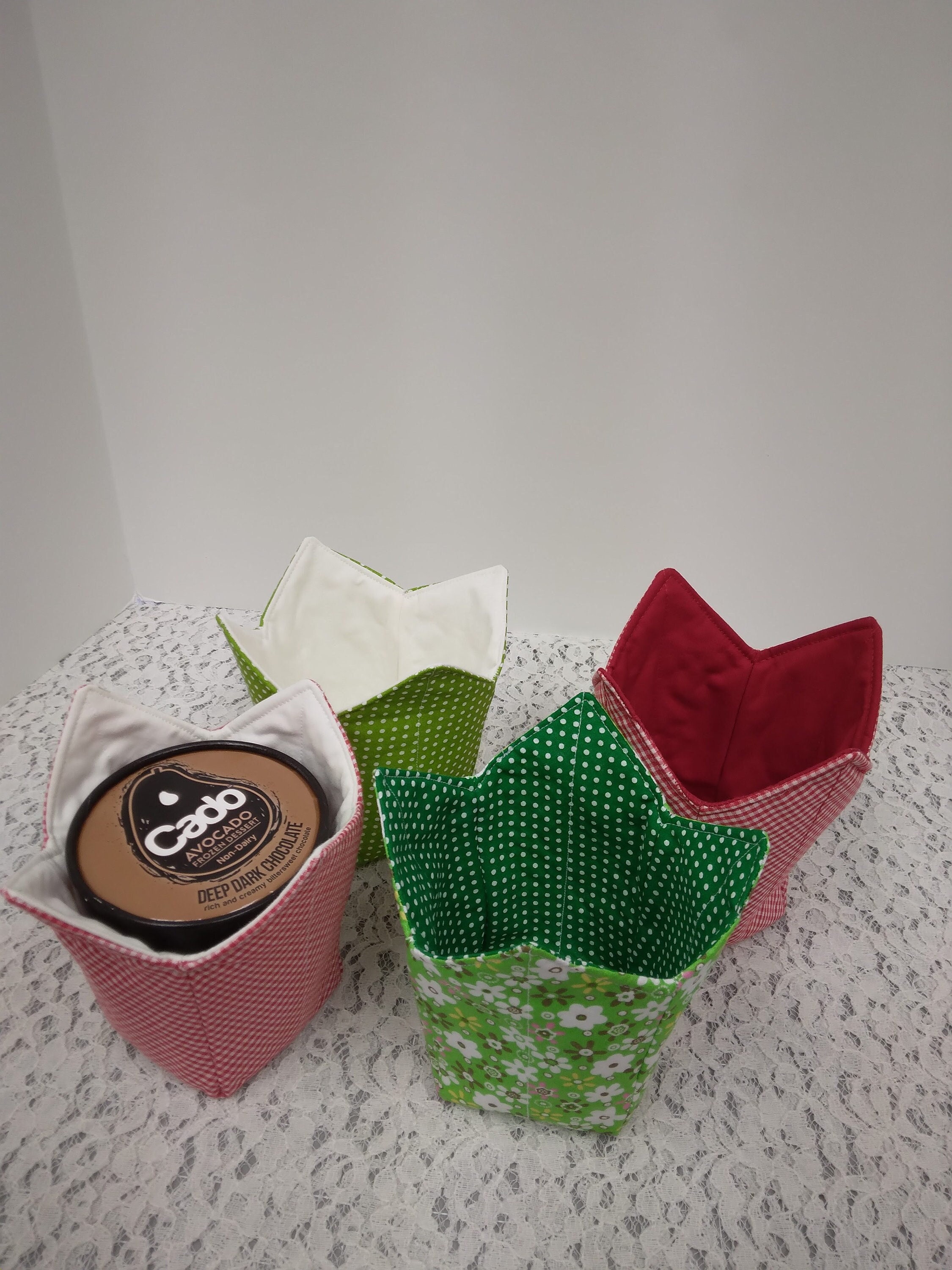 Cute Pint Ice Cream Cozy or Cup of Soup Cozy Handmade - Etsy