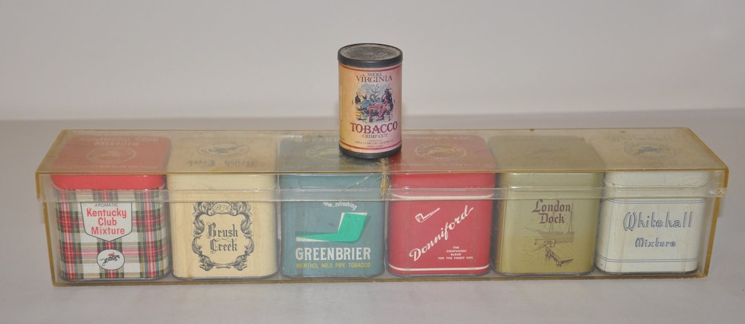 Collectible Set of Vintage Mail Pouch Tobacco Tins - Etsy