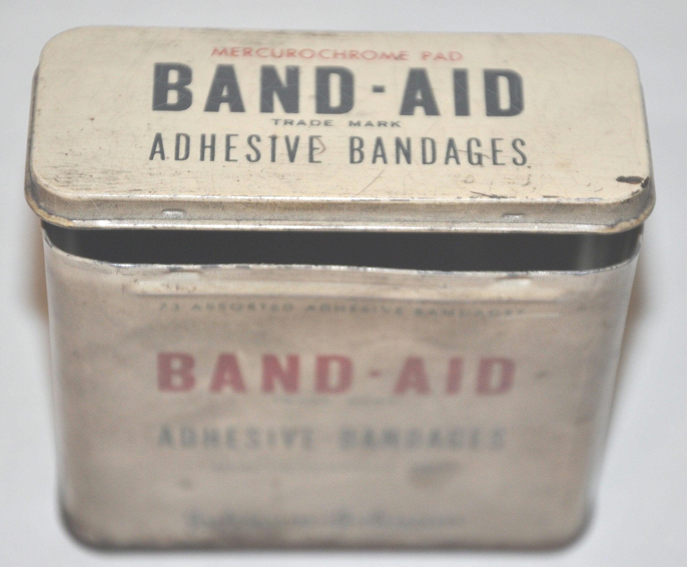 Collectible Tin Band-aid Cans and Tea Can - Etsy