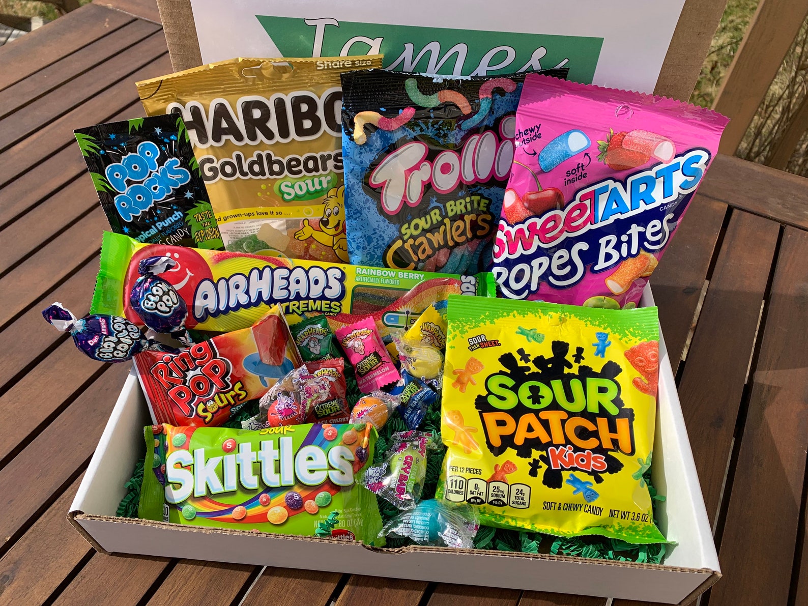 Sweet and Sour Candy Box Sweet and Sour Treat Box Sweet - Etsy