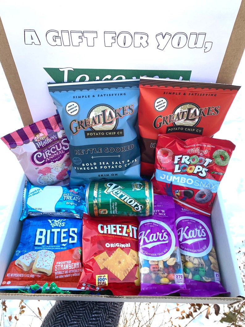 Made in Michigan Snack Box - Etsy