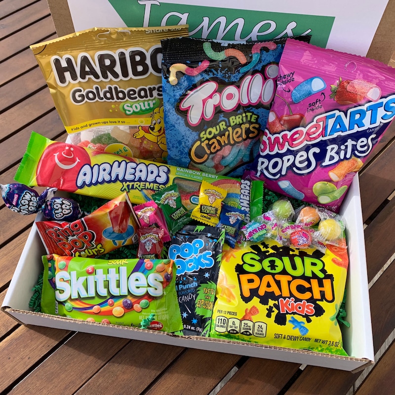 Sour Candy Box - Etsy