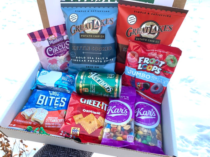 Made in Michigan Snack Box - Etsy