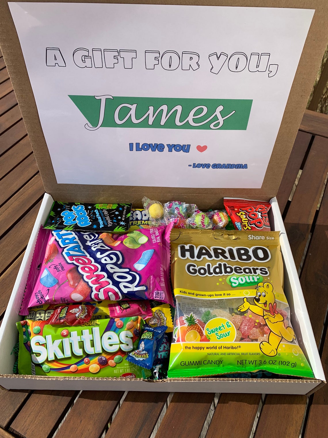 Sweet and Sour Candy Box Sweet and Sour Treat Box Sweet - Etsy