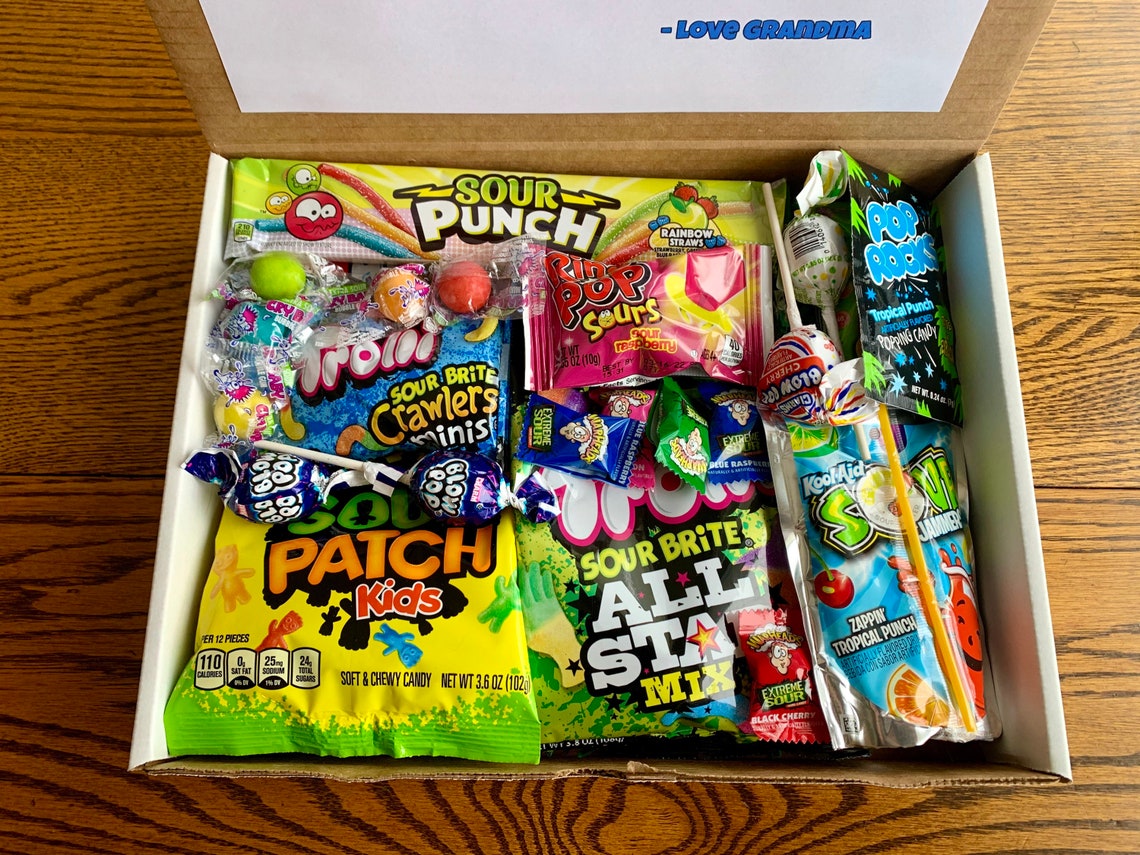 Sweet and Sour Candy Box Sweet and Sour Treat Box Sweet | Etsy